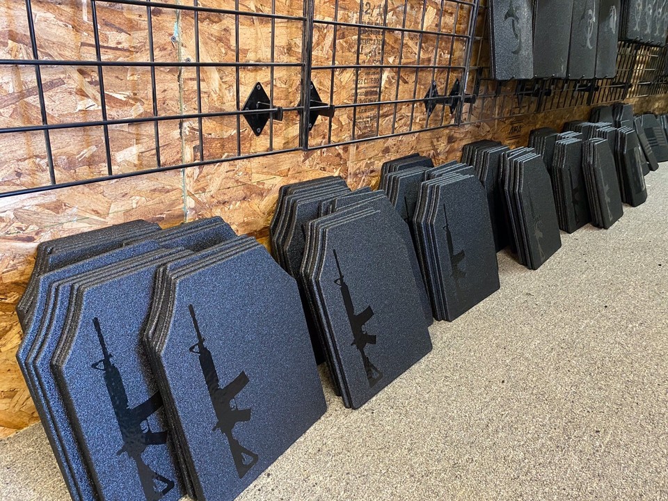 Body Armor AR500 American Flag 10x12 Plates! Immediate Shipping Free ...