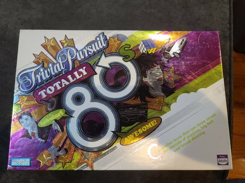 Trivial Pursuit Totally 80's Board Game Parker Brothers Hasbro ...