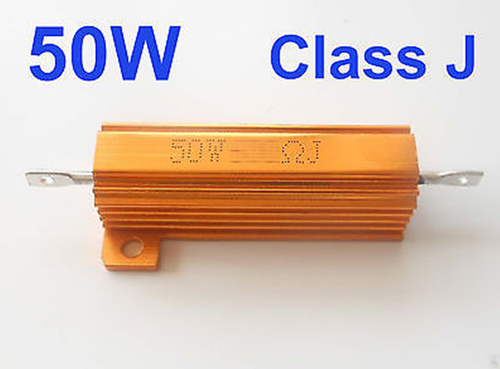 5Pcs 50W Watt Power Metal Shell Wirewound Resistor 120 Ω ~ 800 Ω ohm ...