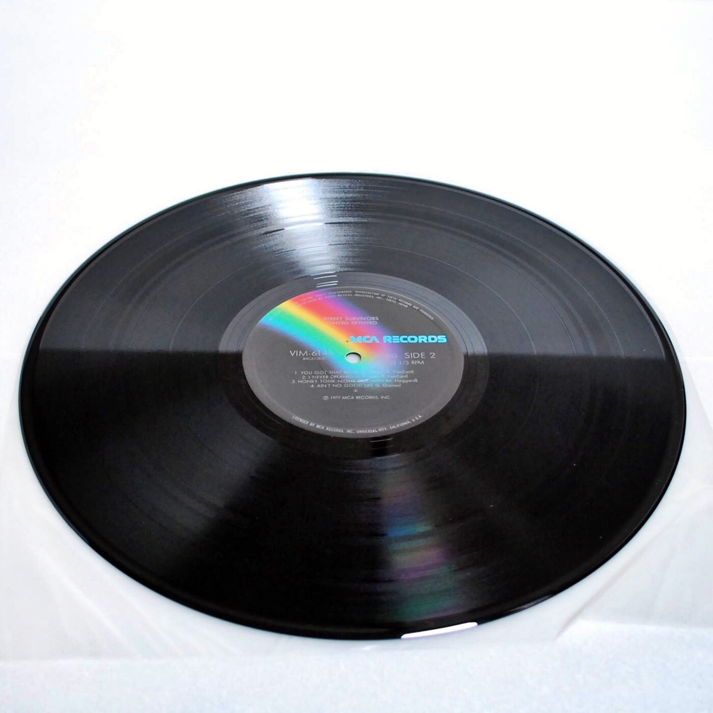 Lynyrd Skynyrd Street Survivors Vinyl Record Obi Hard Rock MCA VIM-6145 ...