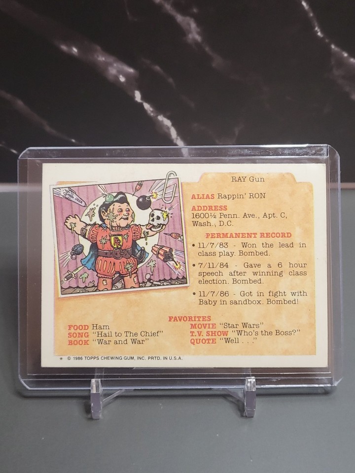 GPK 1986 Series 5 #202b Tanya Hide Trading Card | eBay