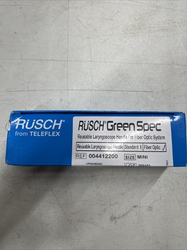 Rusch Green Spec Fiberoptic Laryngoscope Handle Small / Penlight REF ...