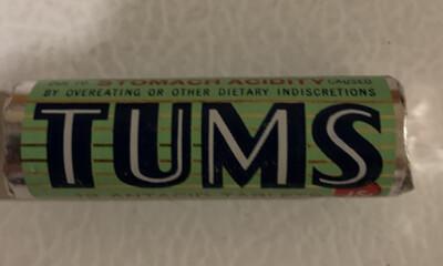 Vintage 1960’s Roll Of Tums Antacid 15 Cents NOS Full Unopened Sealed ...