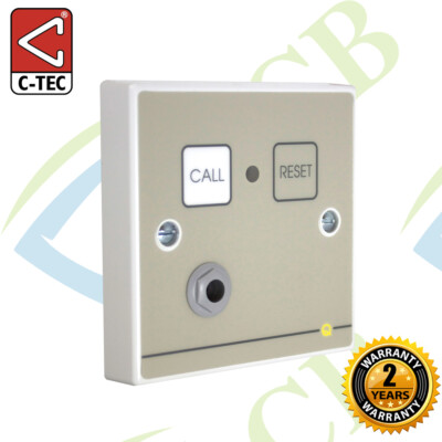C-TEC QUANTEC NURSE CALL QT602 CALL & RESET BUTTON, REMOTE SOCKET W ...