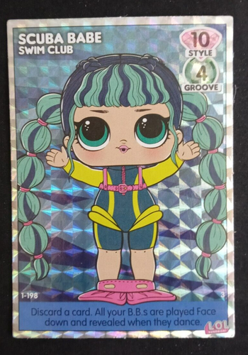 LOL Surprise! Dance Off #1-198 Scuba Babe Swim Club Ultra Rare Card (B ...