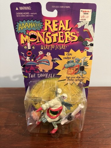 AAAHH!!! Real Monsters The Gromble action figure Mattel 1995 NEW ...