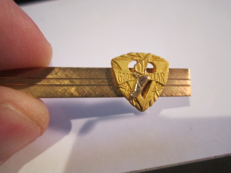 VINTAGE GOODYEAR TIE PIN 12K GOLD FILLED - BBA-23B | eBay