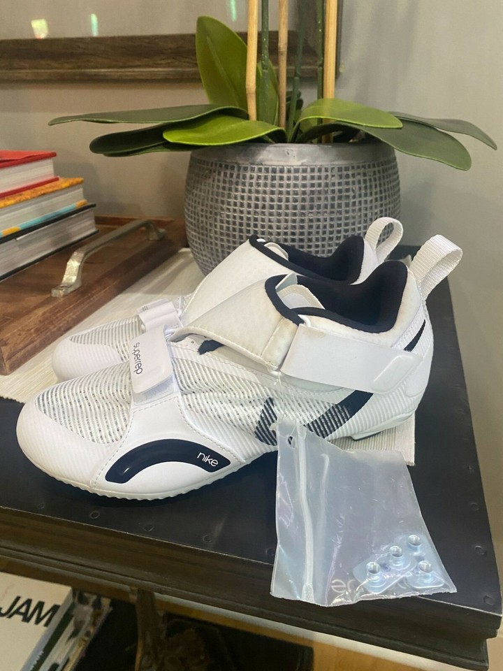 Nike Super Rep Cycle White Spin Spinning Bike Sneakers Women's Size 6 ...