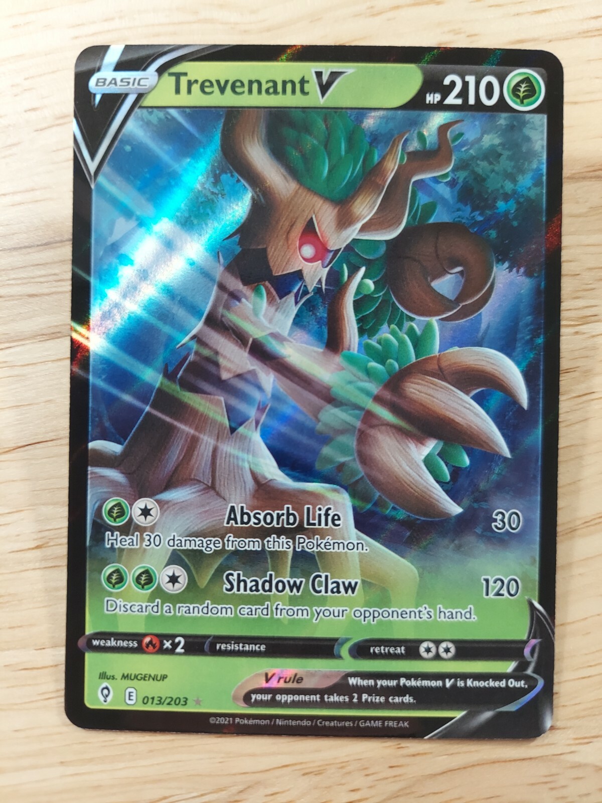 Trevenant V 013/203 Evolving Skies NM Ultra Rare Pokemon Card | eBay