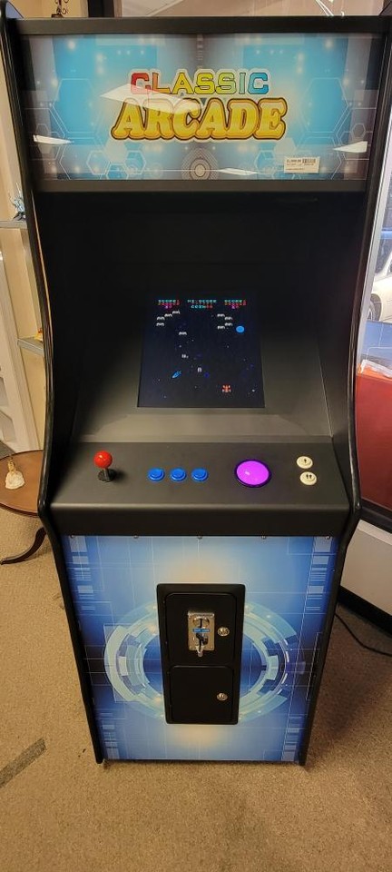 CLASSIC ARCADE Full-Sized Upright Arcade Game with 60 Classic Games ...