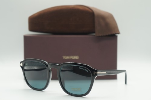 NEW TOM FORD TF 931 01V BLACK DARK TEAL AUTHENTIC SUNGLASSES FRAMES 52 ...