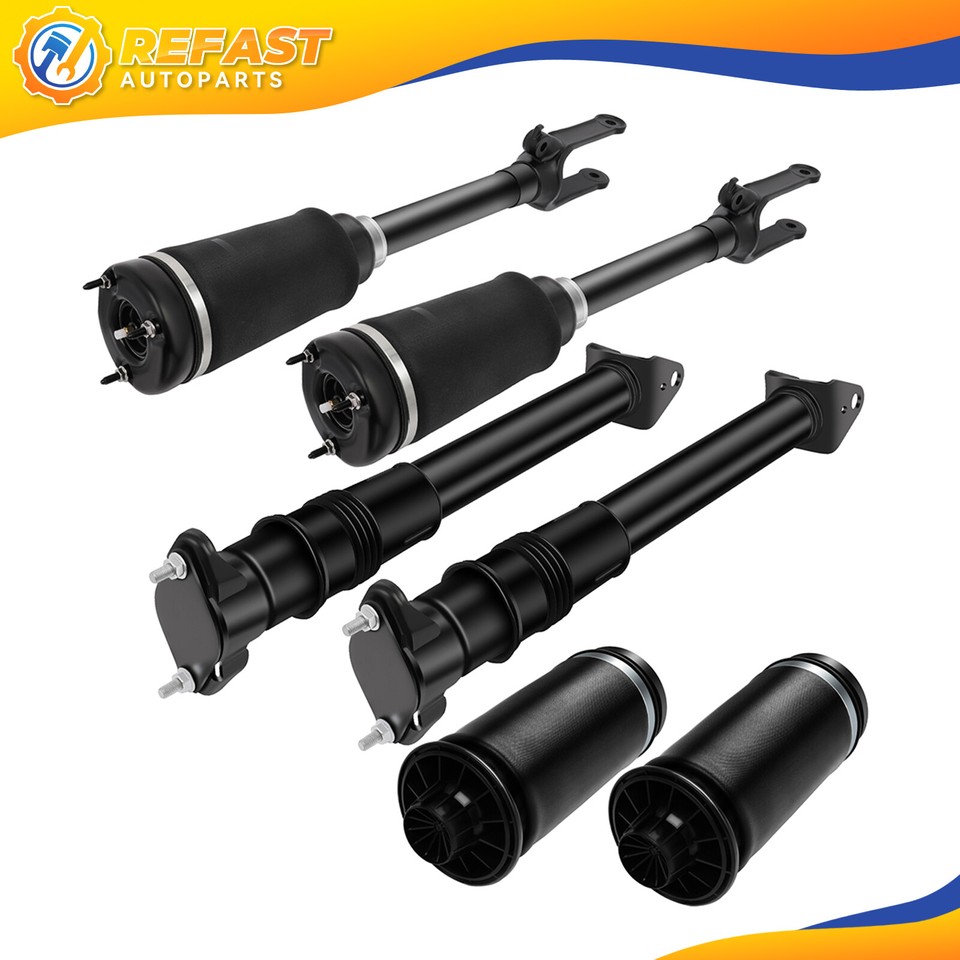 6x Front & Rear Air Suspension Strut w/Air Spring For Mercedes ML500 ...