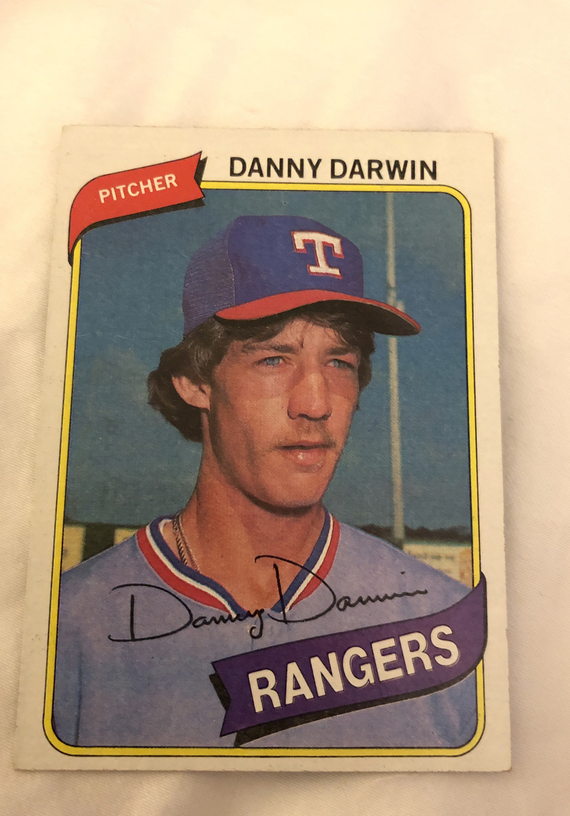 1980 TOPPS BASEBALL CARD #498 DANNY DARWIN TEXAS RANGERS | eBay