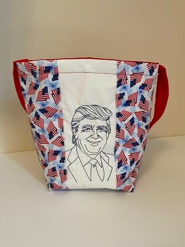 American Flag Republican Trump Shoulder TOTE Bag Purse - Patriotic USA ...