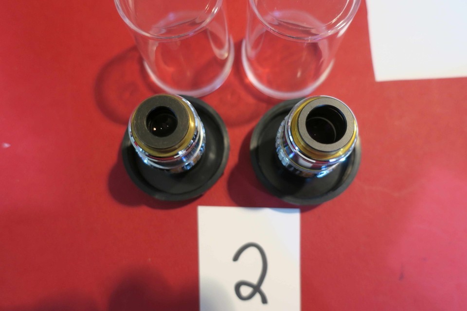 Olympus set of two UVFL Objectives 10x and 20x | eBay