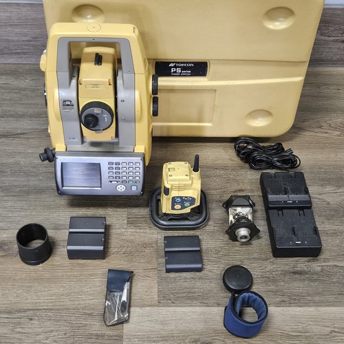 Topcon PS-103A 3" Robotic Survey Total Station w/ RC-5 Remote & ATP1 ...