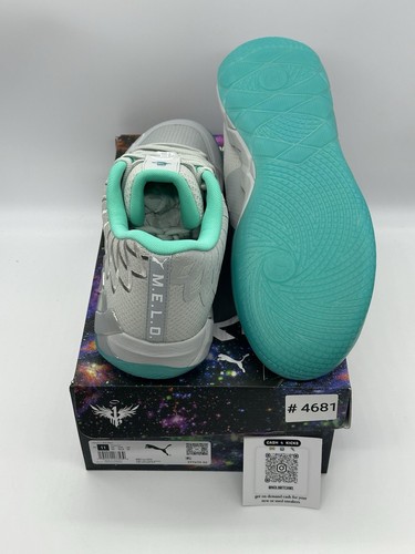 Size 11 - Puma x Melo MB.01 Lo UFO Aqua Green LaMelo Ball | eBay