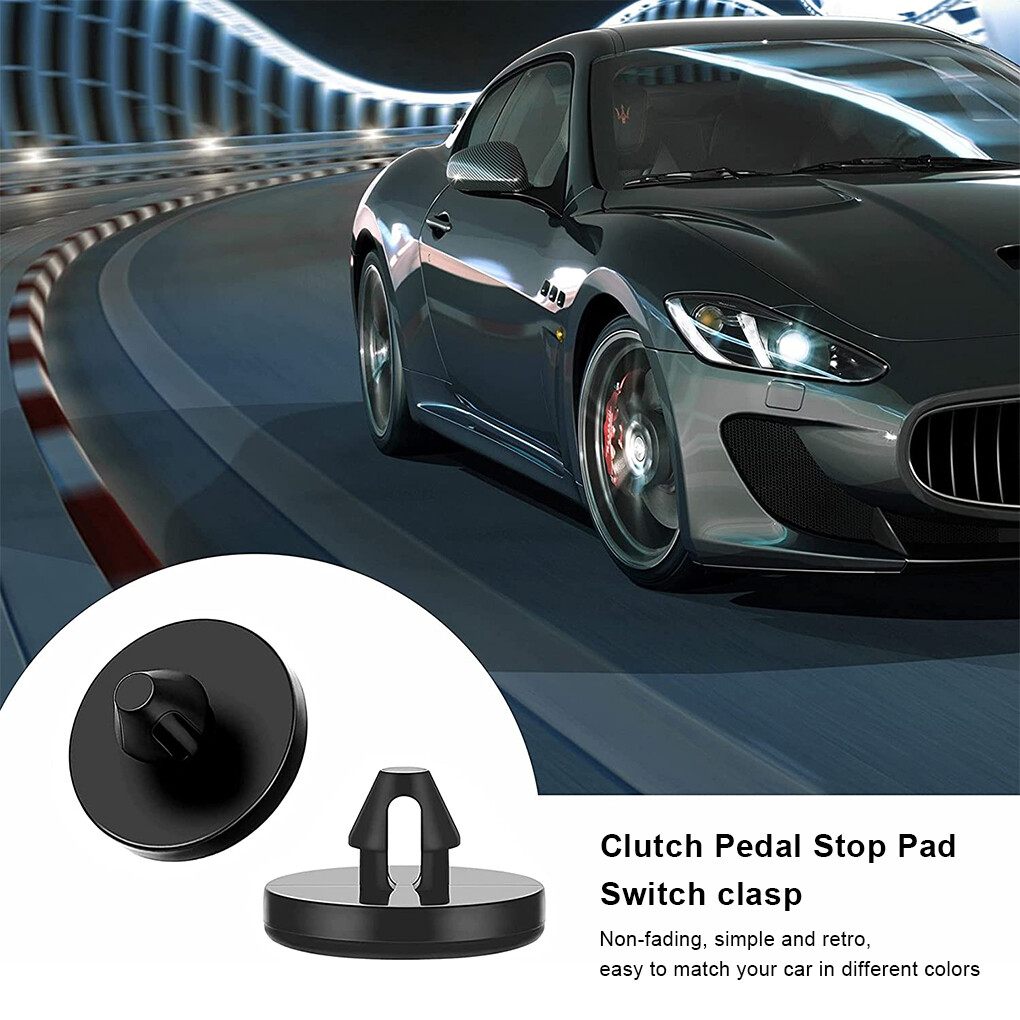 20 Pieces Brake Lamp Pad Pedal Stopper Stop Buckle Button Maintenance ...