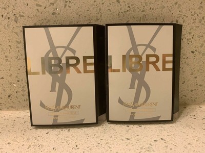 SET OF 2 YSL YVES SAINT LAURENT LIBRE EDP Carded Spray Sample .04 oz ...