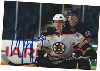 Jared Knight Autographed 4x6 Color Photo Boston Bruins #50 White B | eBay
