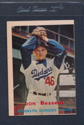 1957 Topps #178 Don Bessent Dodgers VG/EX *1213 | eBay Australia