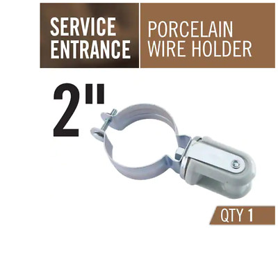 2" Porcelain Wire Holder service entrance | eBay