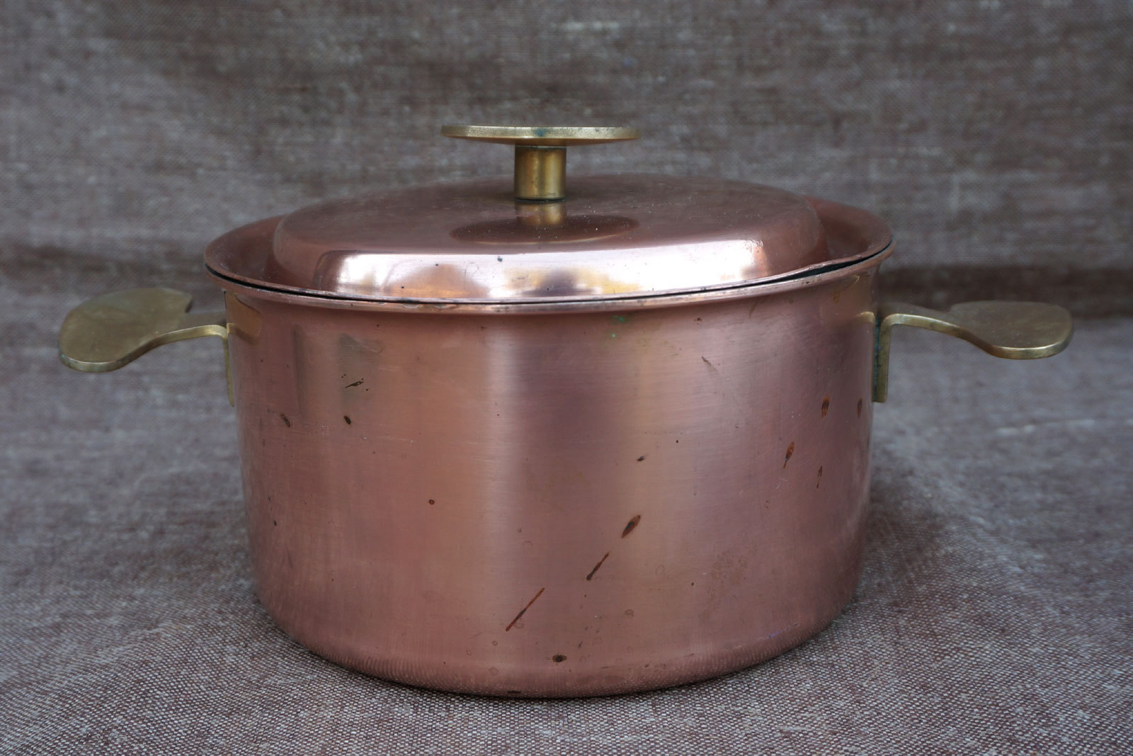 Belgium Cookware Tinned Copper Cocotte Stew Pot 6 3/4" Vanstahl | eBay