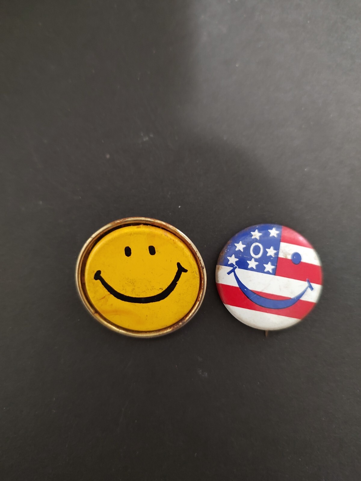 Vtg Smiley Face Pins Set Of 2 | eBay