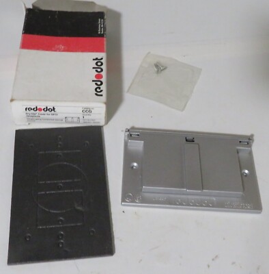 Red Dot GFCI Weatherproof Outlet Cover 1-Gang Horizontal Mount 784401 ...