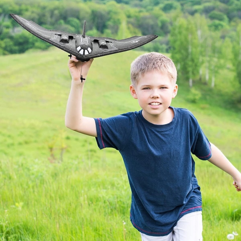 RC Airplane Remote Control B-2 Spirit Stealth Bomber Plane,2.4Ghz 2CH ...