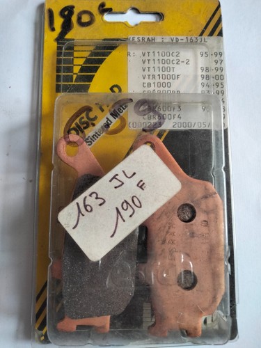 plaquettes vesrah VD-163JL équivalent goodridge G059. neuve | eBay