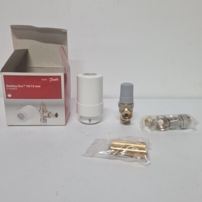 Danfoss Living Eco 10/15mm programmable TRV valve & body 014G0055 | eBay UK