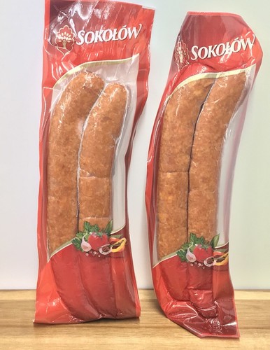 Kielbasa Torunska 2 X 340g Polish Sausage Large Pork And Beef , Two ...