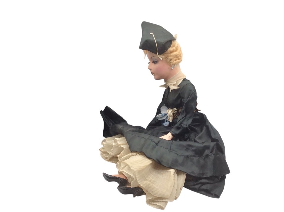 Vintage Graduate Boudoir Doll, Gothic Creepy Flapper Graduation Doll | eBay