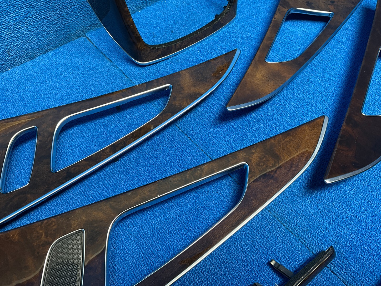 2016 AUDI A6 C7 DASH DOOR INTERIOR TRIM PANEL SET WOOD GRAIN OEM | eBay