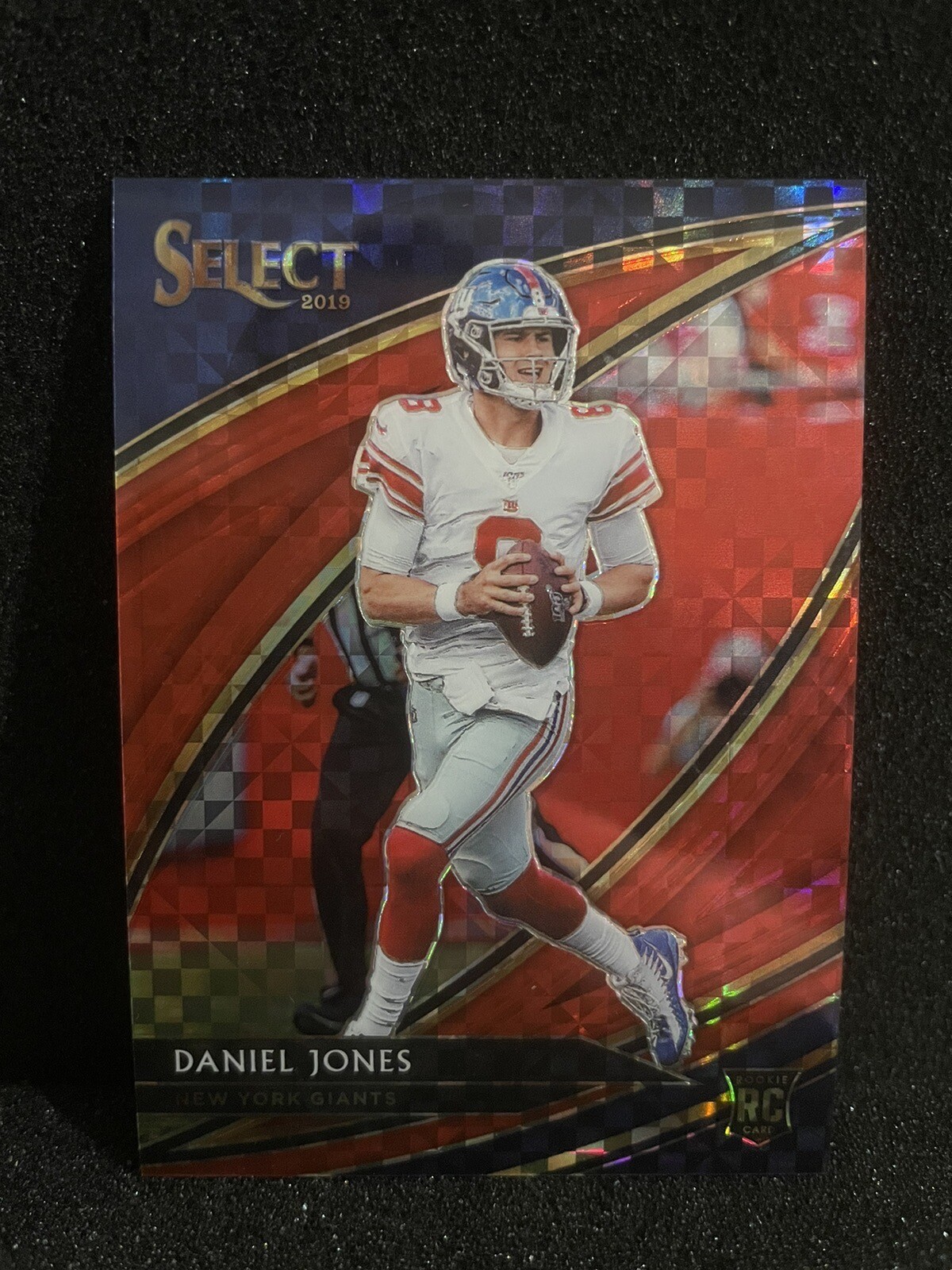 2019 Select Daniel Jones Rookie Red Prizm /49 Field Level Giants RC ...
