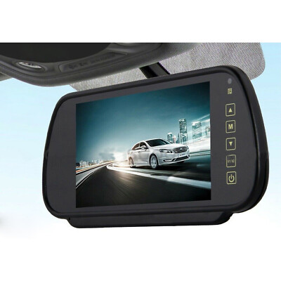 7" Parking Rear View Monitor Mirror Screen for Truck Car Backup Parking ...