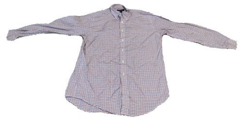 Brooks Brothers Dress Shirt Men’s Medium Regular Fit Plaid Original | eBay