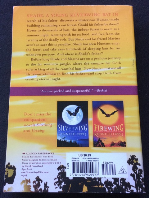 The Silverwing Trilogy Ser.: Sunwing by Kenneth Oppel (2008, Trade ...