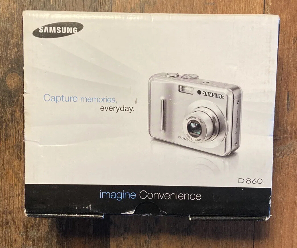 Samsung D860 8.2 MP Megapixel Kompakt Digitalkamera - Silber ...