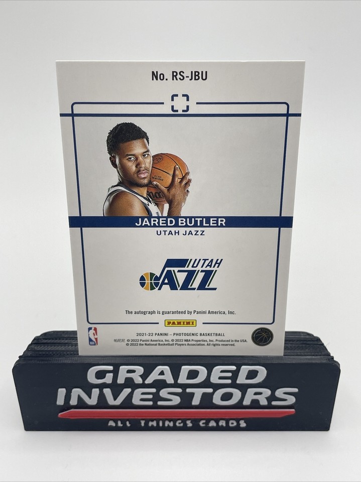 2021-22 Panini Photogenic Rookie Signatures Jared Butler #RS-JBU Rookie ...