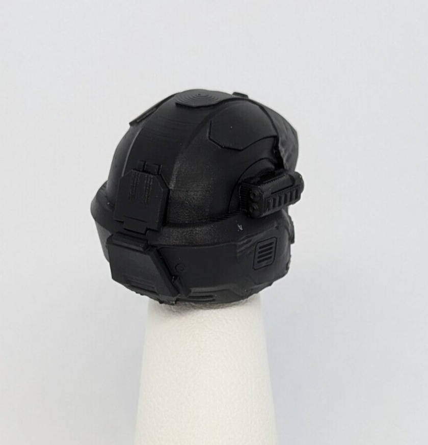 Helldivers 2 Infiltrator head damage A 3D printed 1/12 helmet ...