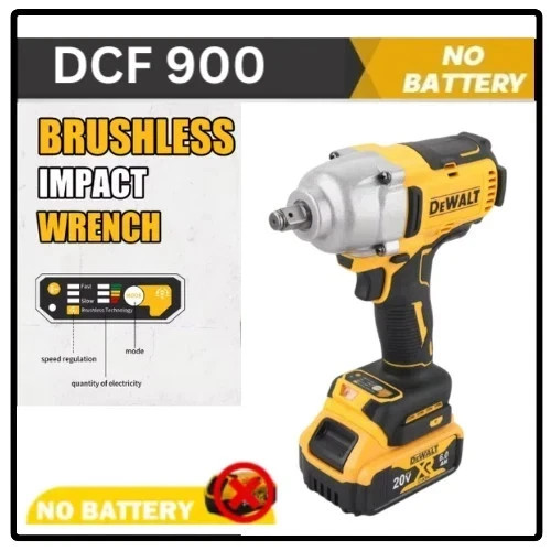 DEWALT DCF900 20V Brushless High Torque Impact Wrench Hog Ring Cordless ...