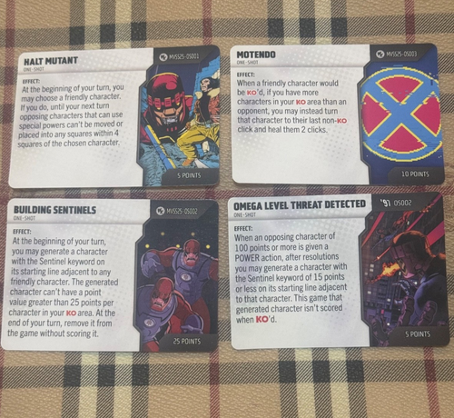 Heroclix Sentinel Strike OP - Halt Mutant, Building Sentinels, Motendo ...