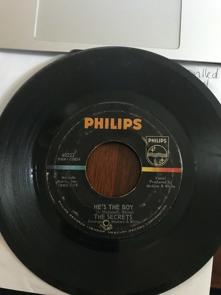 POP GIRL GROUP 45 RPM RECORD -THE SECRETS - PHILIPS 40222 | eBay
