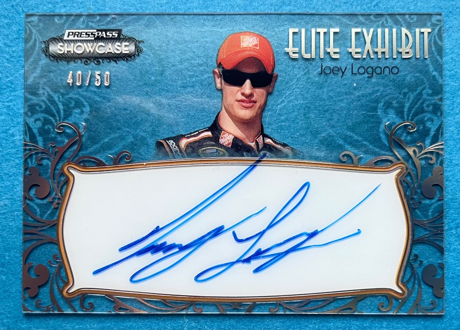 JOEY LOGANO 2012 SHOWCASE ELITE EXHIBIT INK AUTOGRAPH 40/50 MADE | eBay