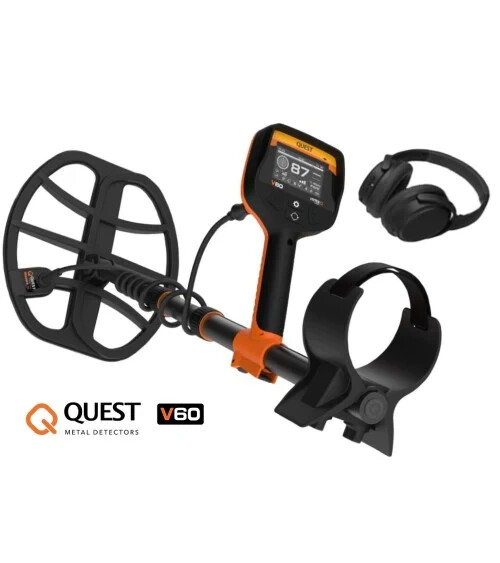 QUEST V60 MULTI FREQUENCY METAL DETECTOR | eBay