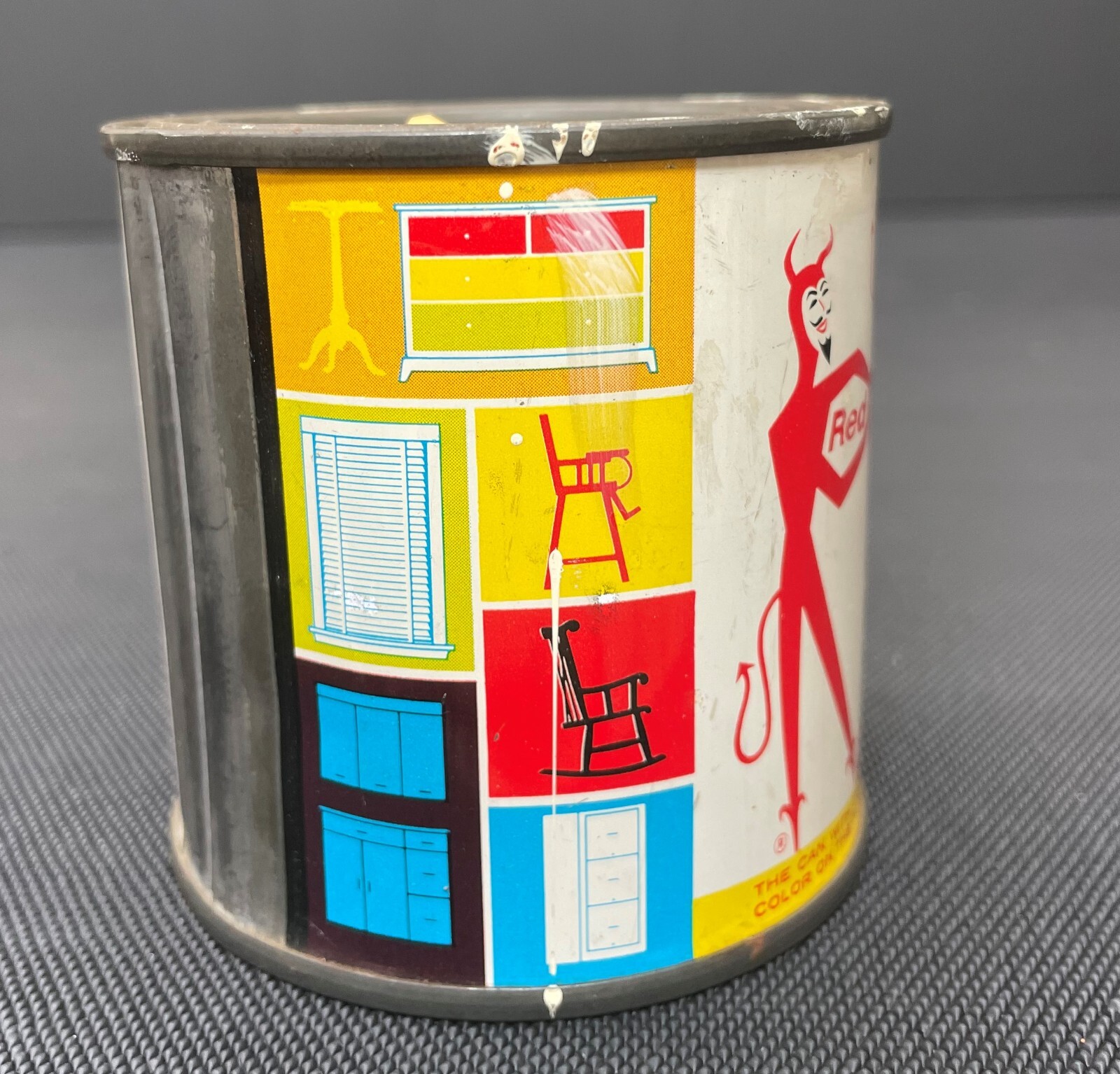 Vintage Red Devil Paint: 'White' 1/2-pint circa 1970s; Nearly full | eBay
