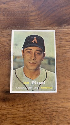 1957 Topps Baseball #402 Jim Pisoni Kansas City A’s | eBay