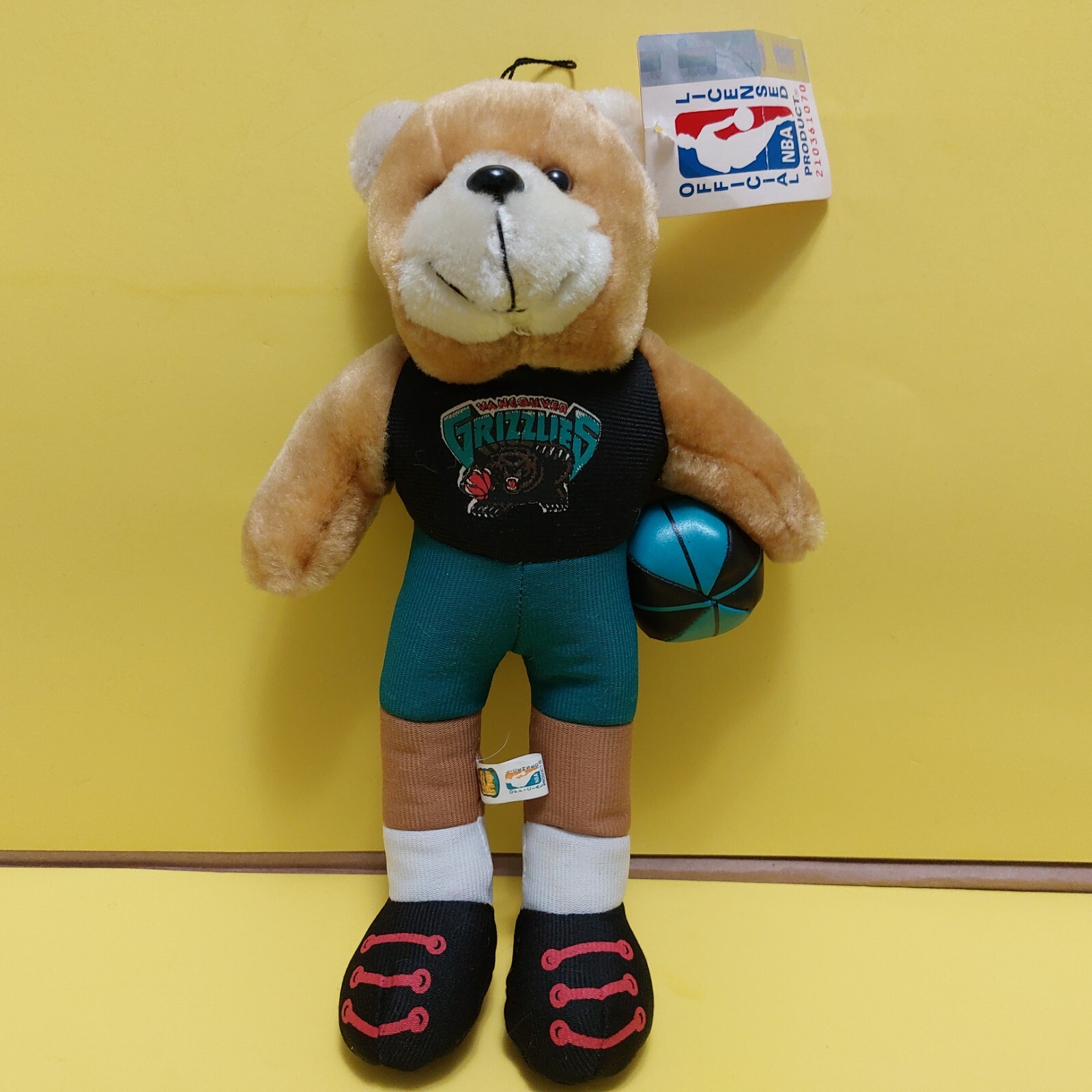 VINTAGE VANCOUVER GRIZZLIES PLUSH MASCOT GRIZZ NBA NWT BASKETBALL 1996 RARE DOLL | eBay